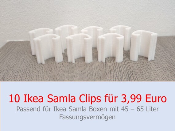 Ikea Samla Clips for 45 65 Liter Boxes 10 Closure Clips - Etsy