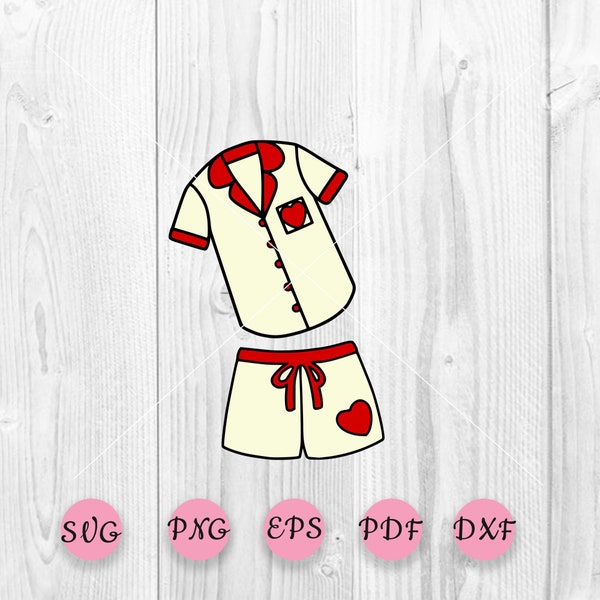 Christmas Pajama Svg - Etsy