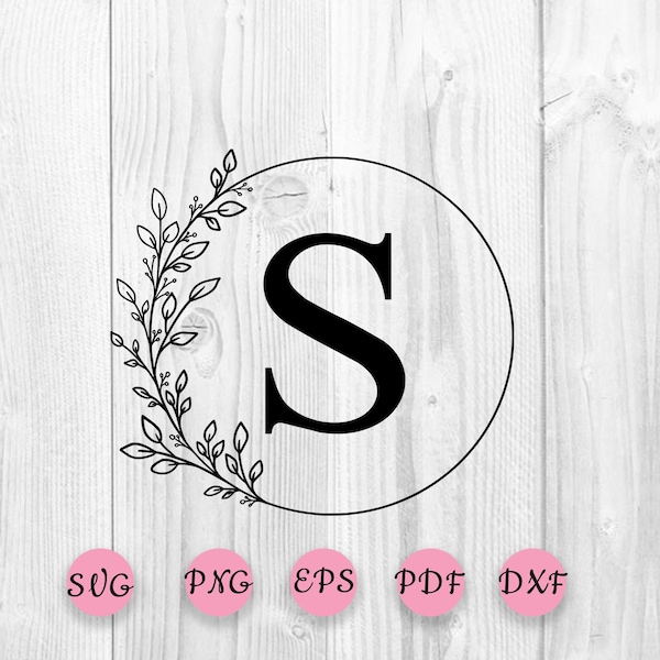 Monogram Letter S - Etsy