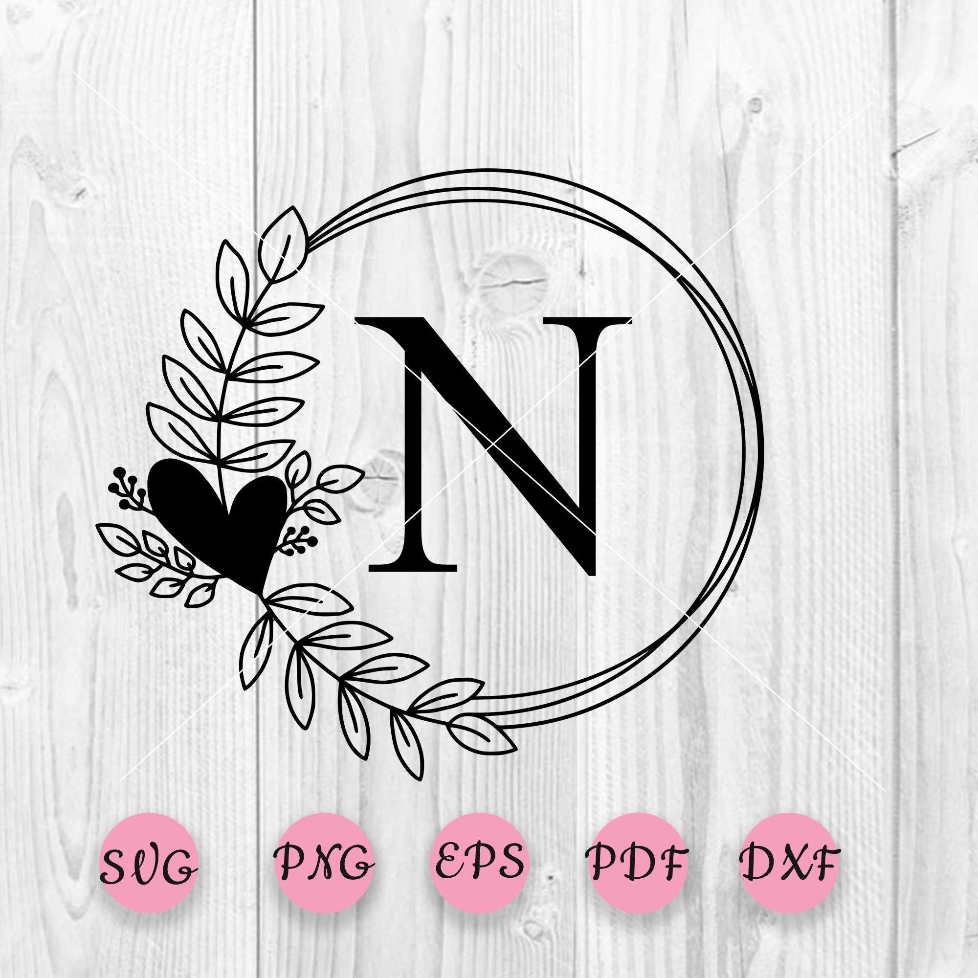 Decorative Letter N Clipart