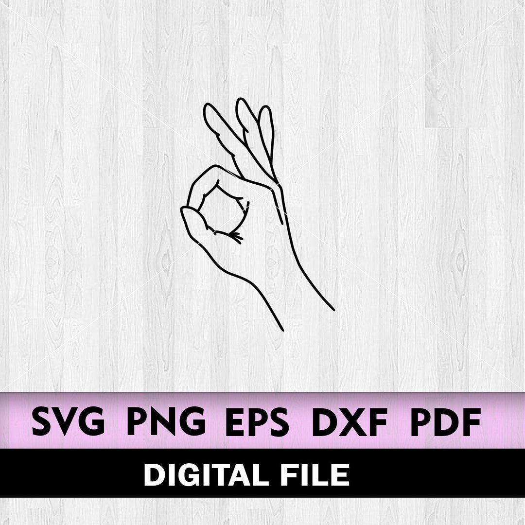 Ok Hand Sign Svg, Hand Svg, Hand Gesture, Fingers Svg,okay Hand Svg ...