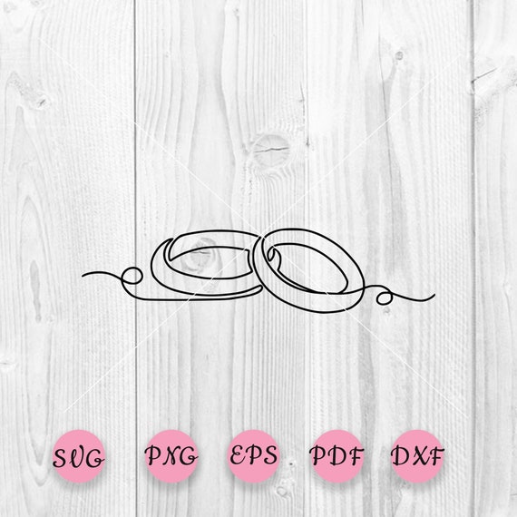 Wedding Svg Wedding Bands Svg Line Art Wedding Rings Cricut | Etsy ...