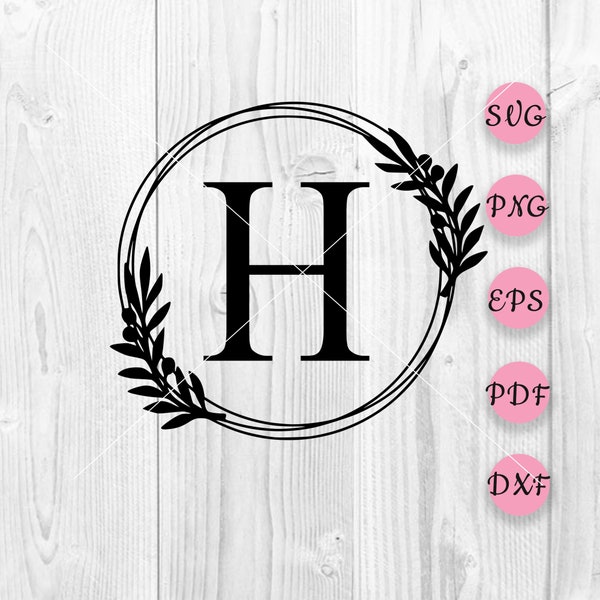 Letter H Monogram - Etsy