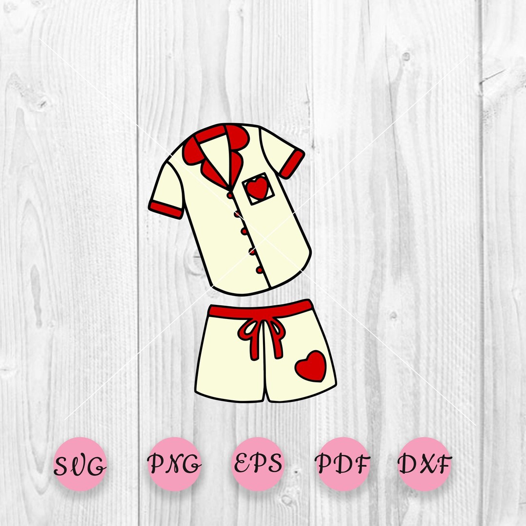 Pajama Svg, Sleep in Svg, Pyjama Svg, Good Night Cutting File, Pyjama ...