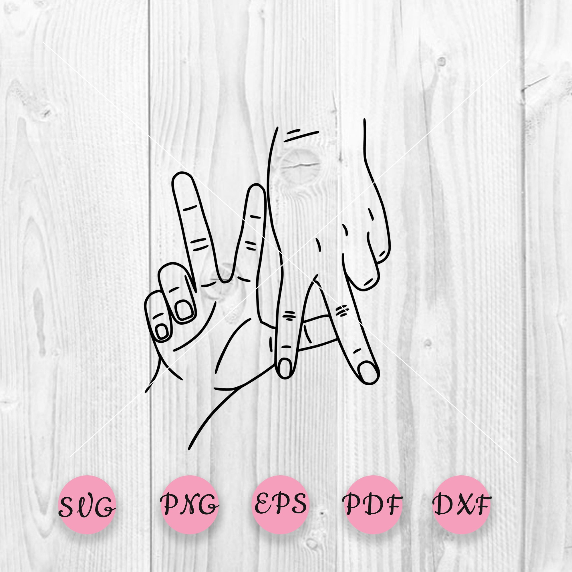 Fingers VA Svg Peace Fingers Svg Sign Fingers Peace Svg - Etsy
