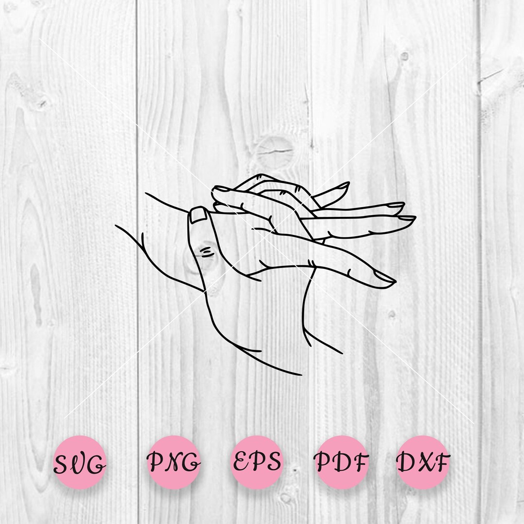 Sosteniendo las manos svg, Manos svg, Pareja Manos svg, Mano ...