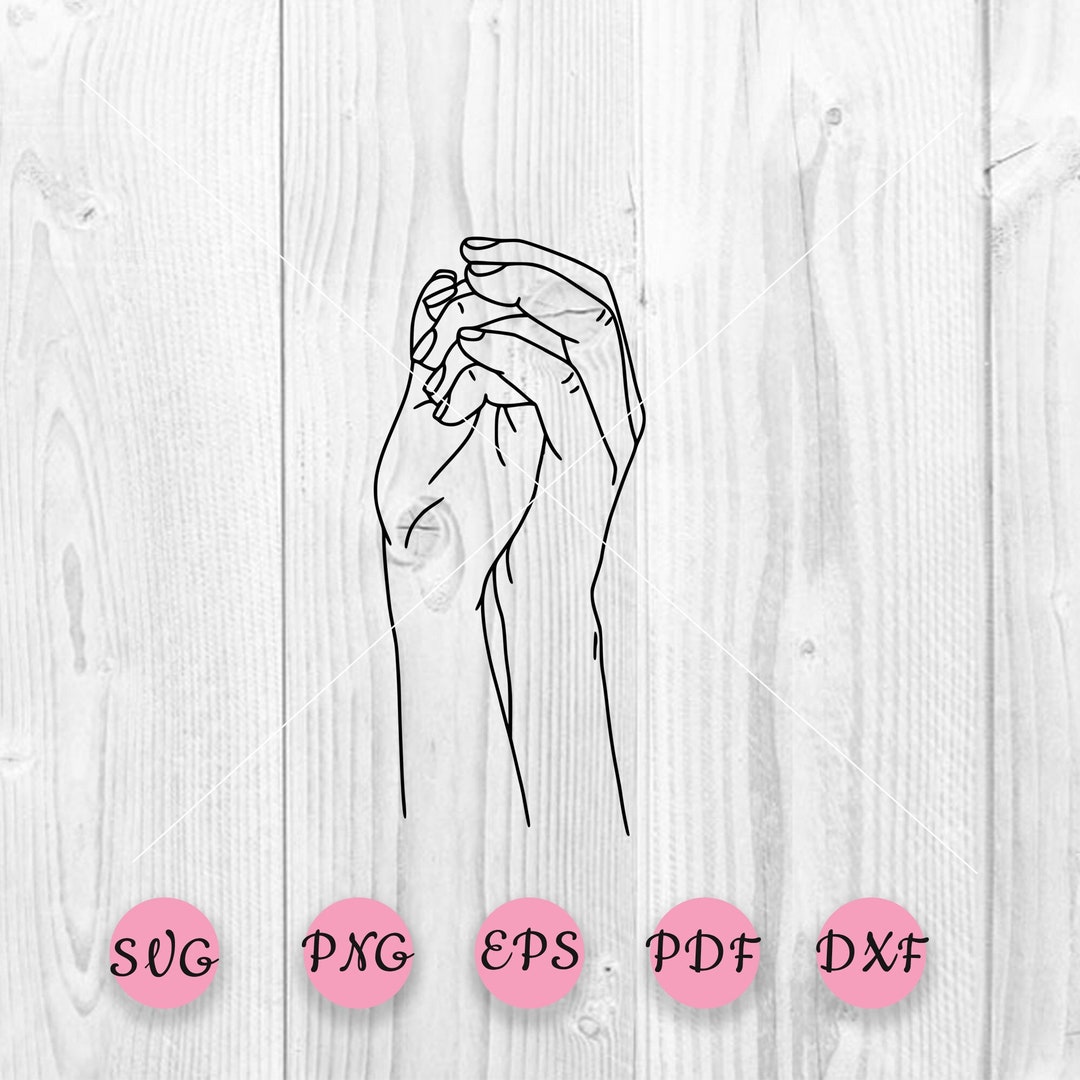 Sosteniendo las manos svg, Manos svg, Pareja Manos svg, Mano ...