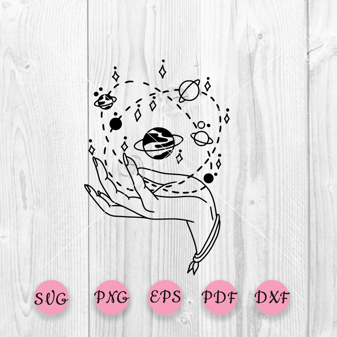 Planetas svg, Mano con planetas, Sistema solar Svg, Planetas Svg ...