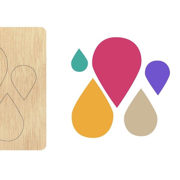 Teardrop Die Cuts - Etsy