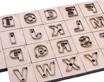 Die Cut Felt Letter With Iron on Adhesive Many Colours Available 1 Inch ...