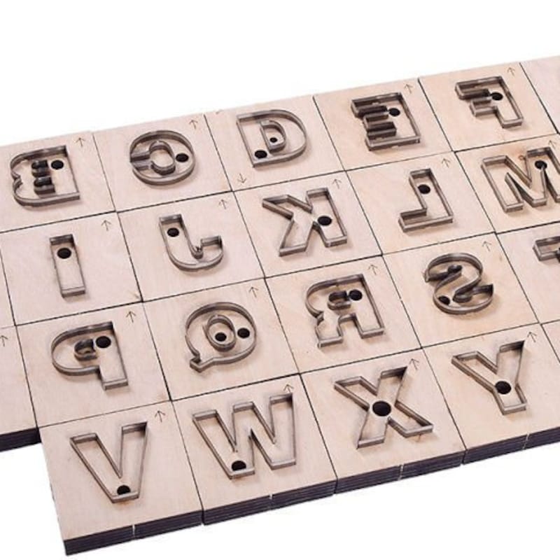 Alphabet Die Cut - Etsy