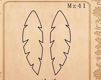 Stacked Fringe Teardrop Earring Die Cutting Triple Layer - Etsy