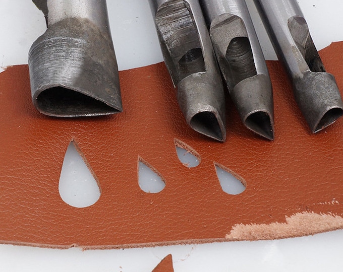 3mm-30mm Teardrop Hole Puncher,leather Crafts ,leather Tool, Waterdrop ...