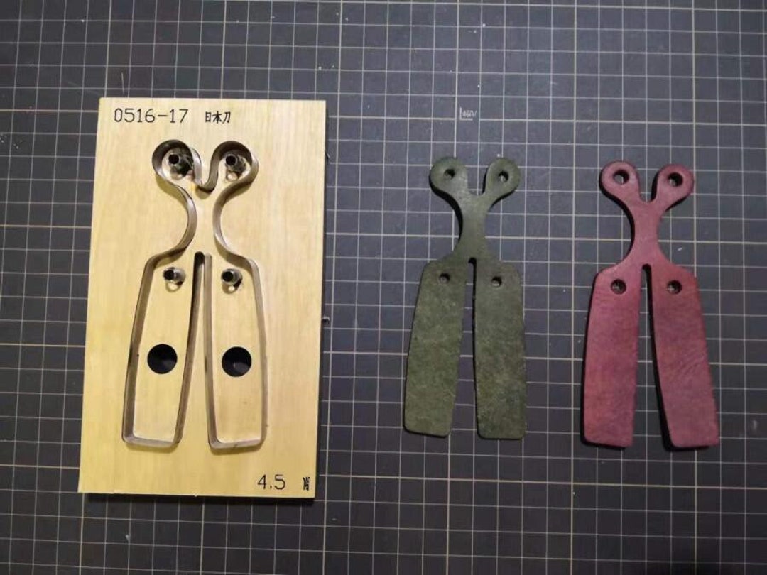 Leather Key Chain Die Cuts,custom Size Leather Cutting Die,steel Rule ...