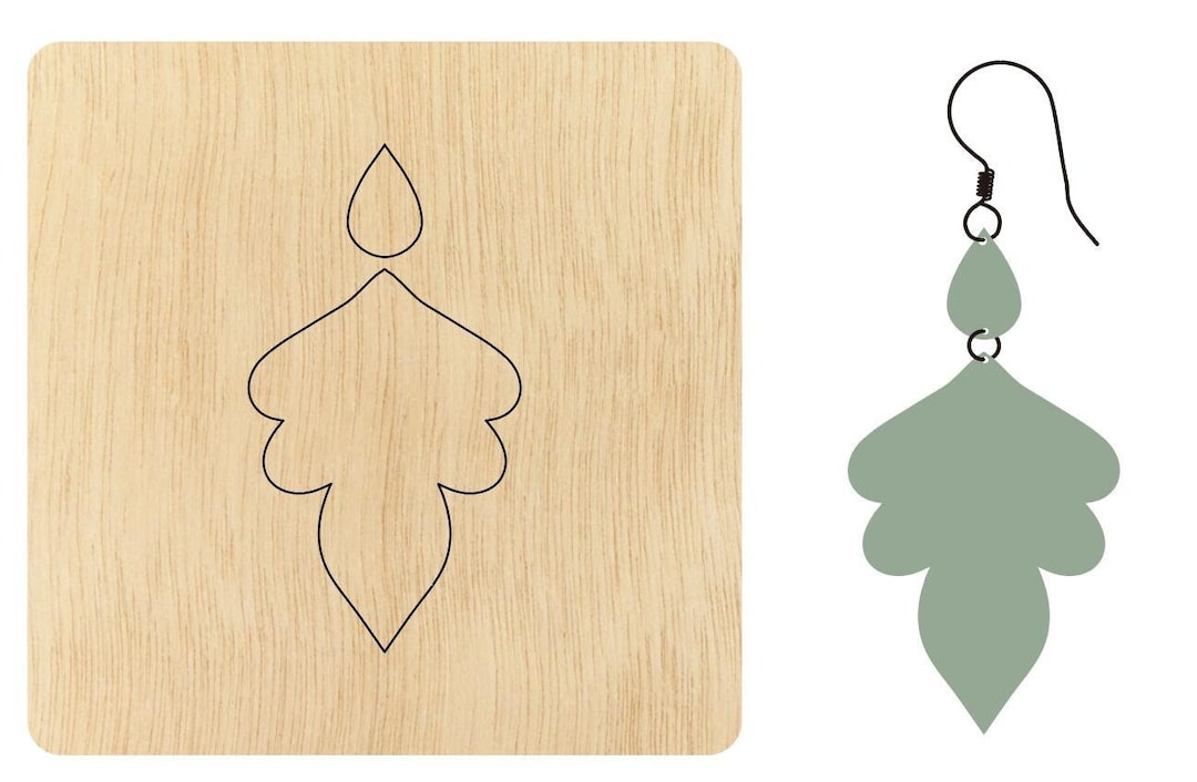 Flower Geometric Earring Cutting Die,custom Size Leather Round Cutting ...