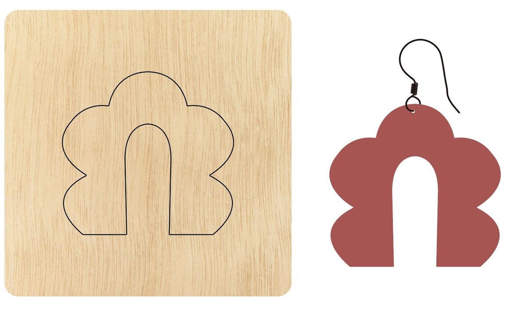 Flower Pendant Earring Cutting Die,custom Size Leather Circle Cutting ...