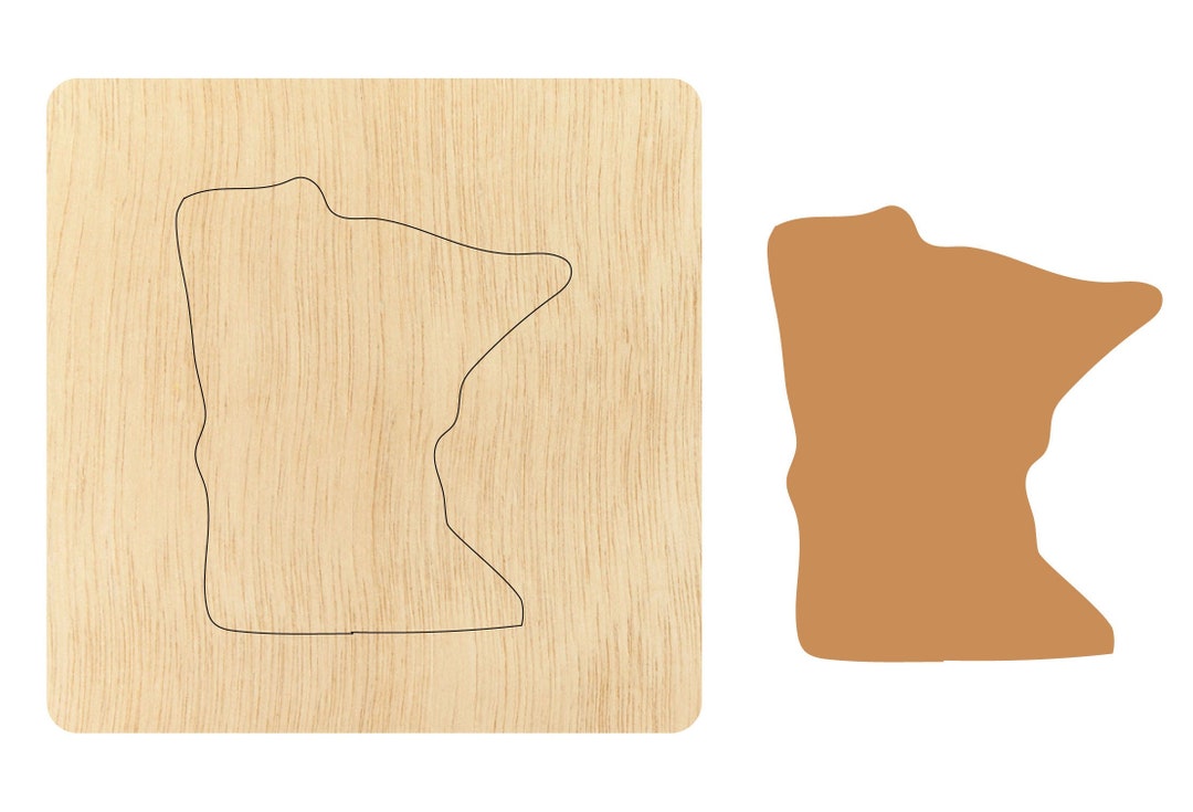 Minnesota State Shape Die Cuts,custom Size Leather Paper Cutting Die ...