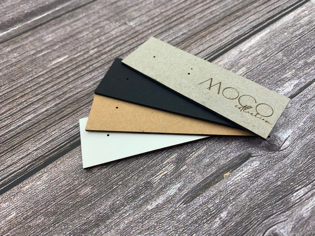 Custom Earring Display Cards, Minimalist Jewelry Display Cards,abstract ...