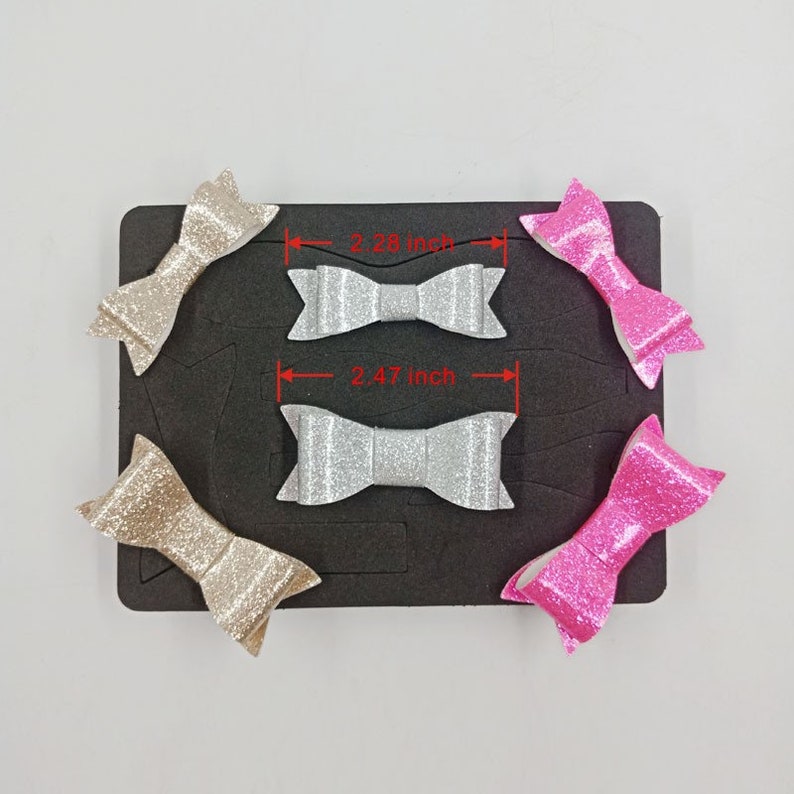 Two Layer Bow Die Layered Hair Bow Cutting Dieswood Die Cut - Etsy
