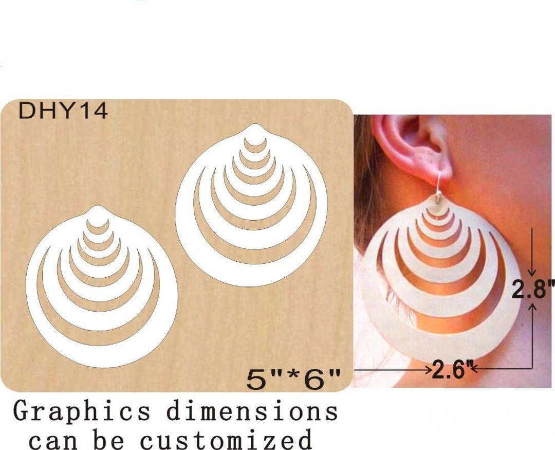 Circle Earring Cutting Die,custom Size Leather Cutting Die, Round ...