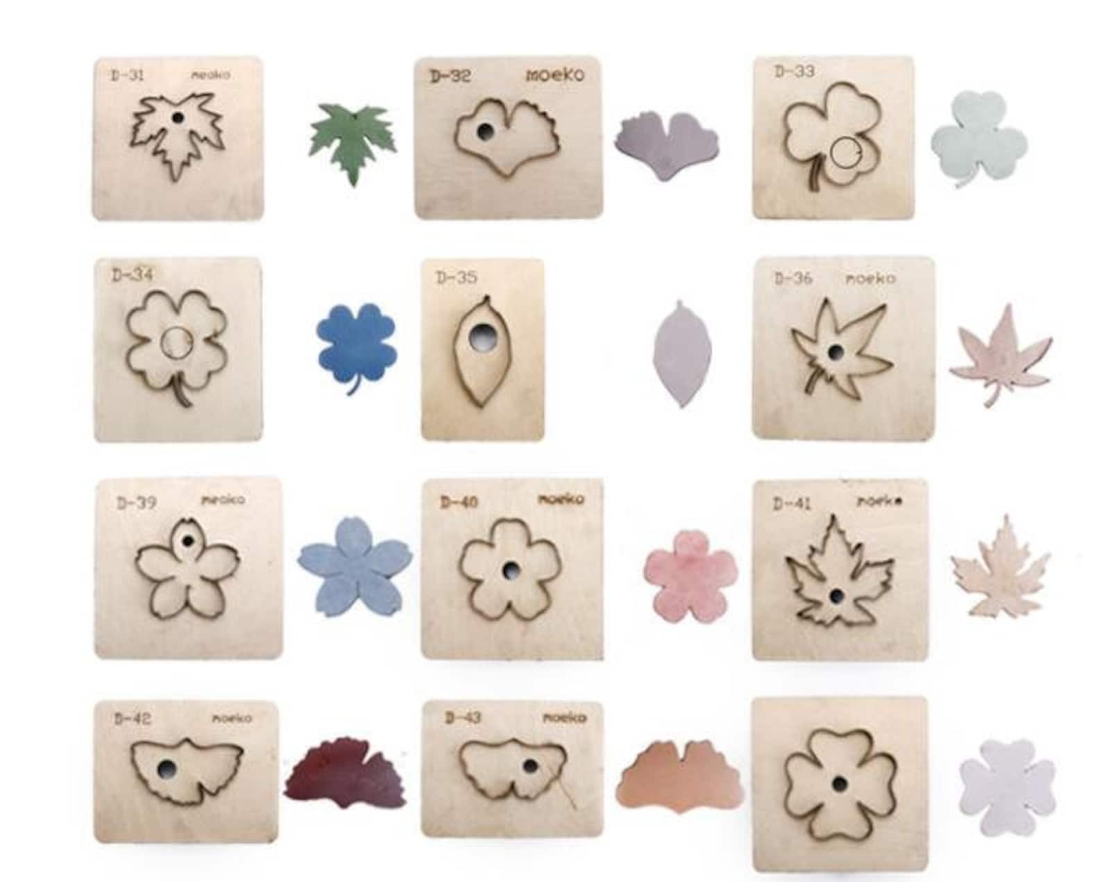 2.5cm-12cm Leaf Flower Steel Leather Cutter Die, Cutting Mold for ...