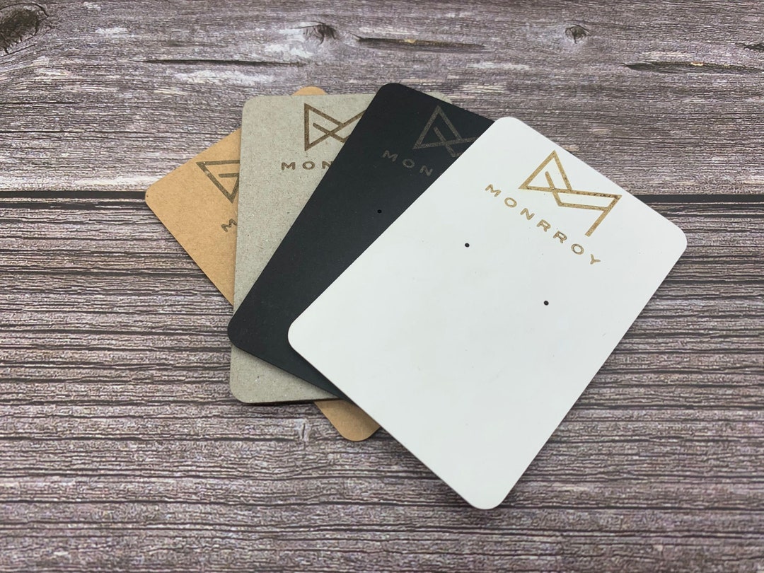 Custom Earring Display Cards, Minimalist Jewelry Display Cards,abstract ...