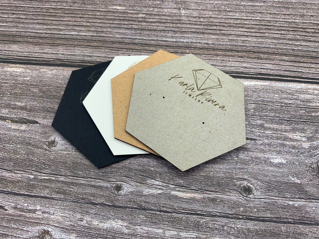 Custom Earring Display Cards, Minimalist Jewelry Display Cards,abstract ...