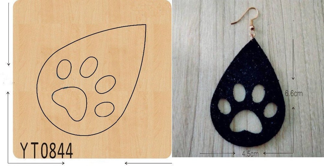 Dog Paw Die Cutting,custom Size Leather Cutting Die Paper,felt, Steel ...