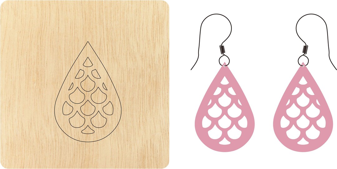 Mermaid Teardrop Die Cutting,custom Size Leather Cutting Die Paper,felt ...