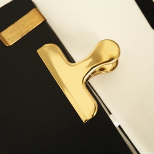 Retro Golden Binder Clip / Brass Clip / Food Bag Sealing Clip/ligne ...