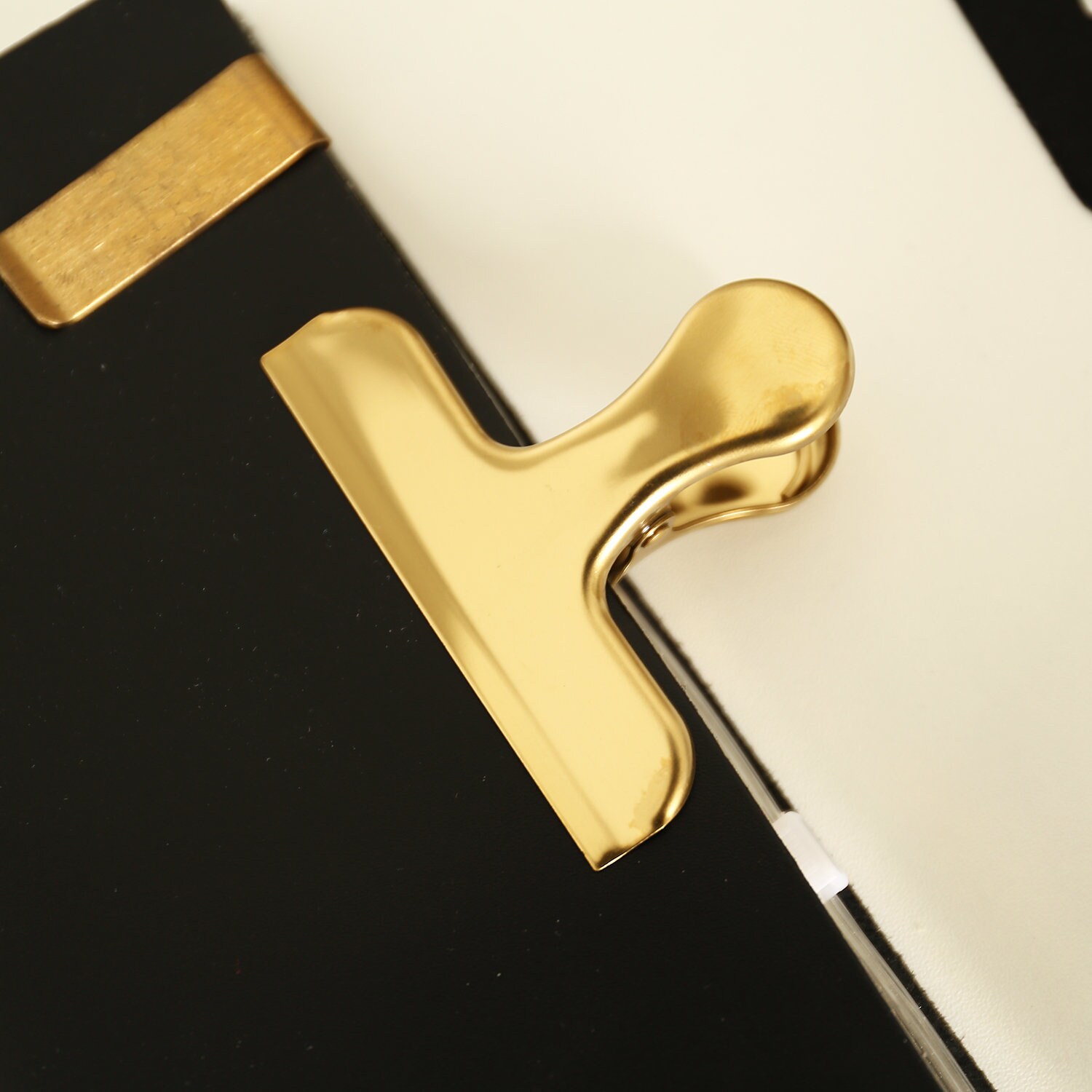 Retro Golden Binder Clip / Brass Clip / Food Bag Sealing - Etsy