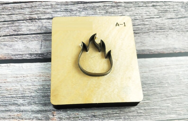3cm-12cm Flame Leather Cutter Die, Fire Cutting Mold for Leather, Steel ...