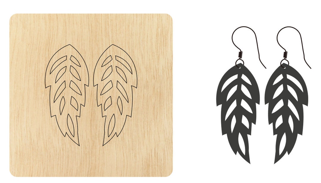 Stacked Leaf Leather Cutting Die,custom Size Leather Cutting Die, Cut ...
