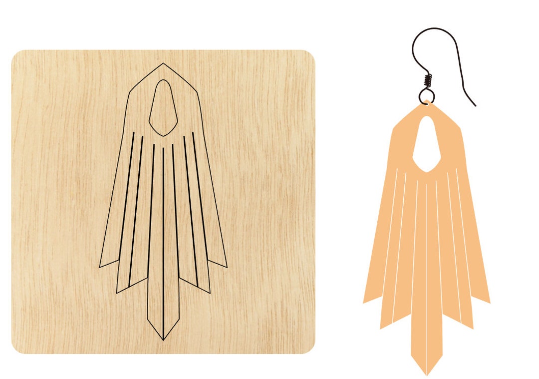 Diamond Tassel Earring Cutting Die,custom Size Leather Cutting Die ...