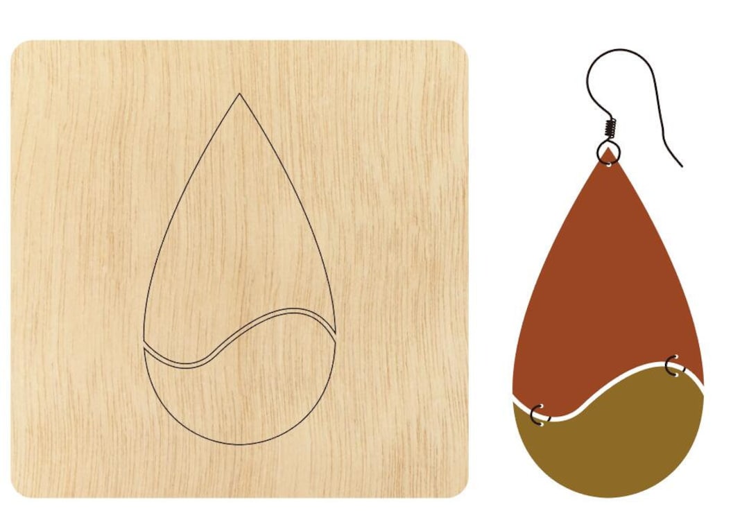 Teardrop Earring Cutting Die,custom Size Leather Round Cutting Die ...