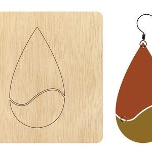 Teardrop Earring Cutting Die,custom Size Leather Round Cutting Die ...