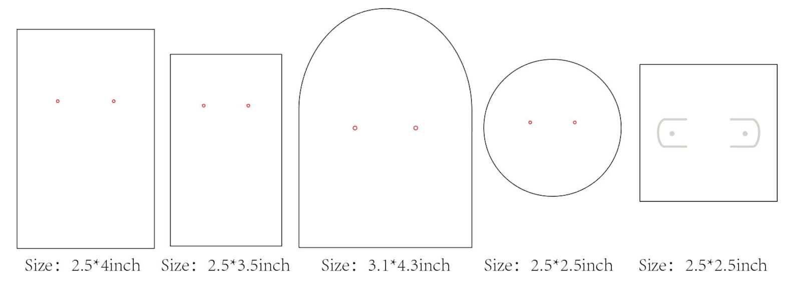 Custom Earring Display Cards Minimalist Jewelry Display - Etsy