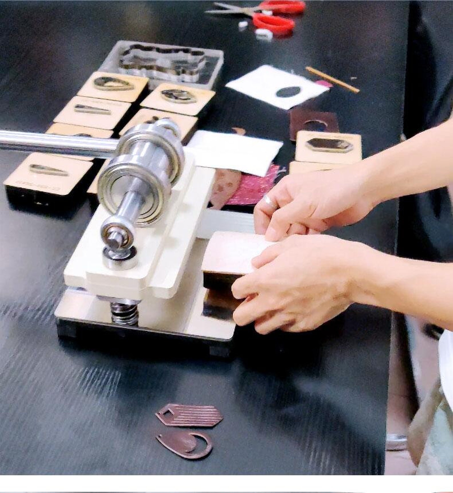 Large Die Cutting Machine Manual Leather Cutting Press Machine for ...