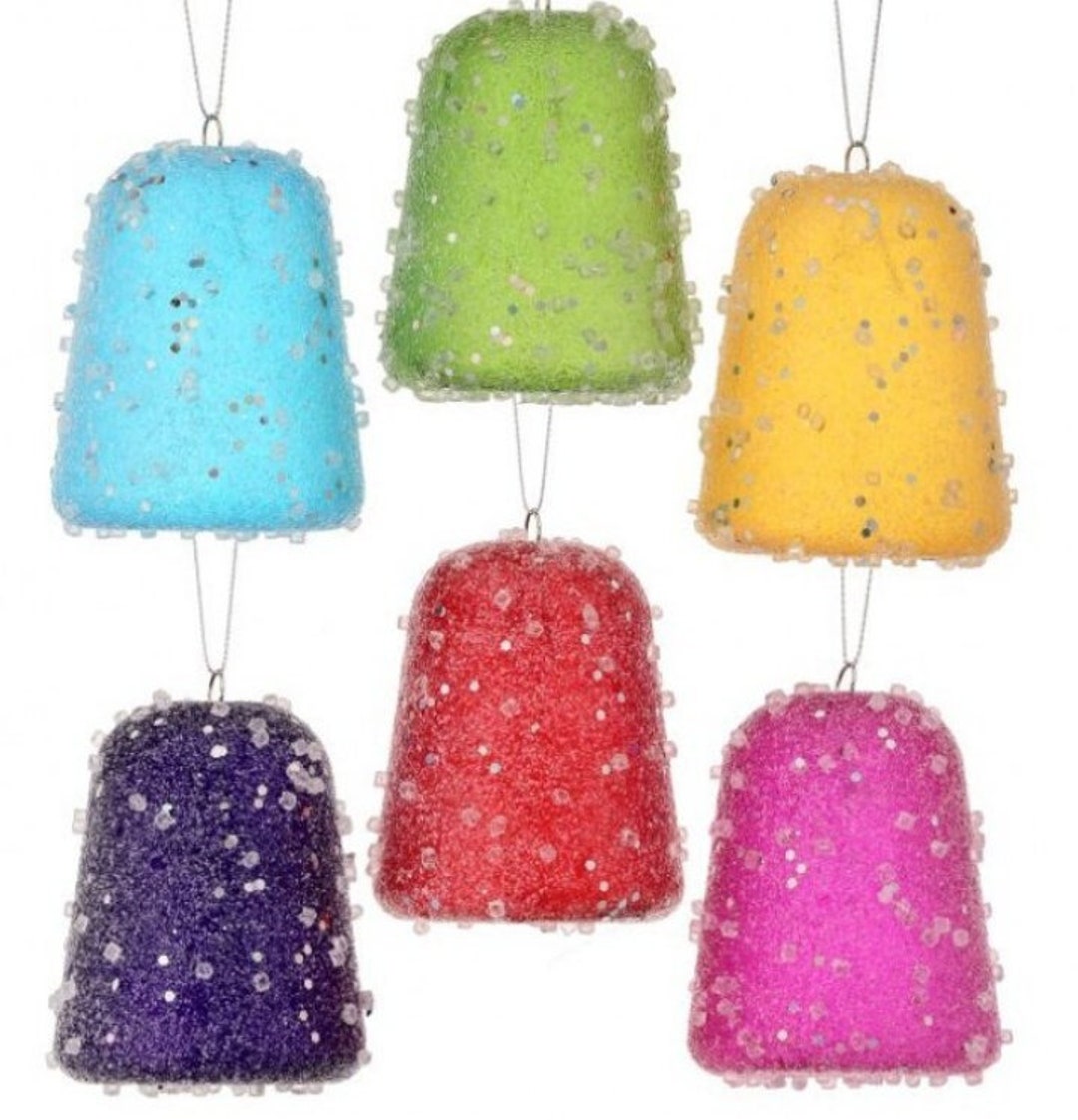 Iced Christmas Gumdrops Christmas Candy Decor Gumdrop Decor Multi Color ...