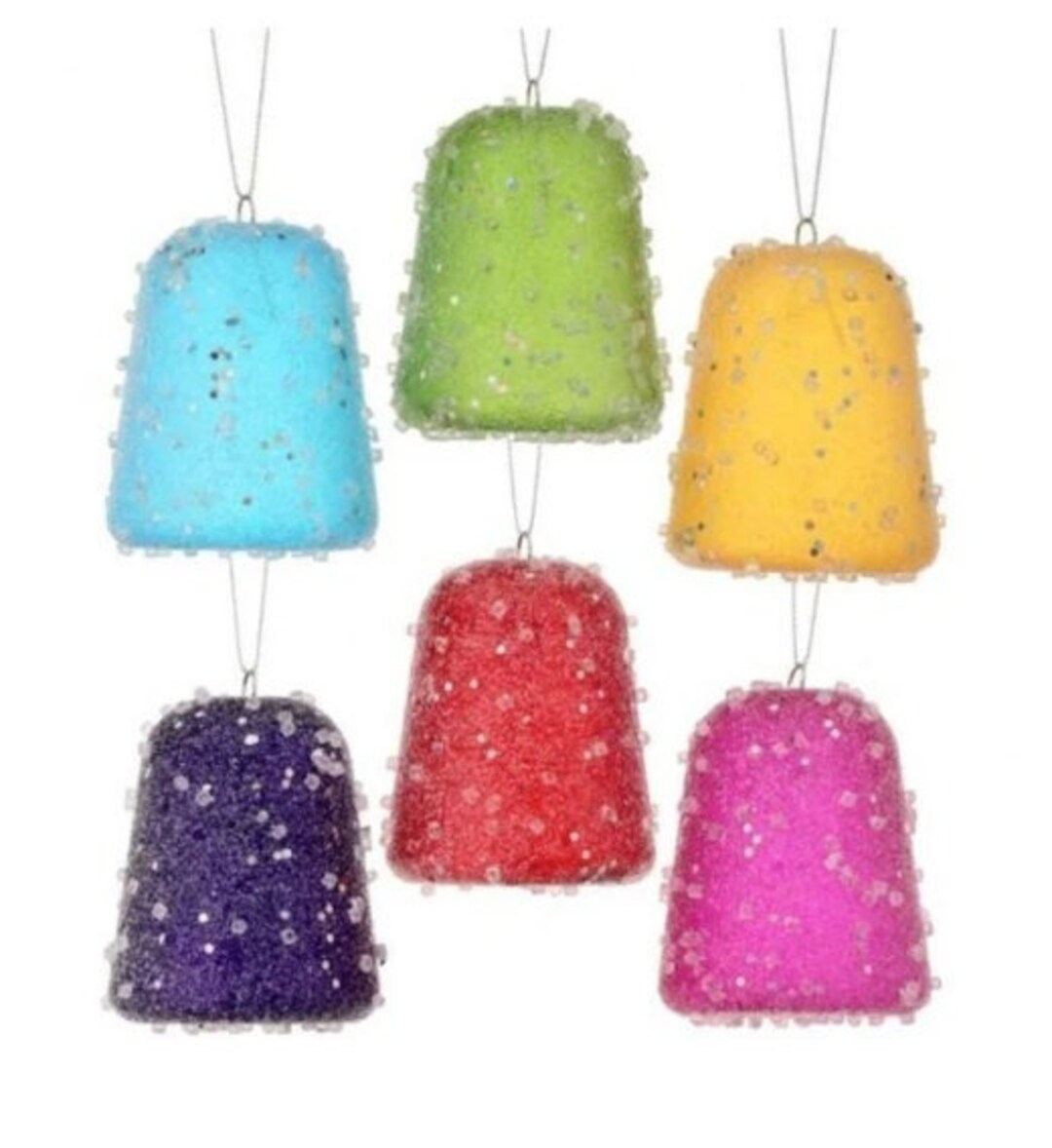 Iced Christmas Gumdrops Christmas Candy Decor Gumdrop Decor Multi Color ...
