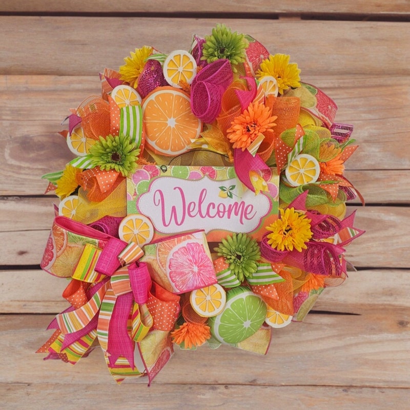 Citrus Wreath - Etsy