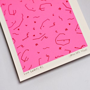 Line Ladies #1 Limited Edition Screen Print - Etsy