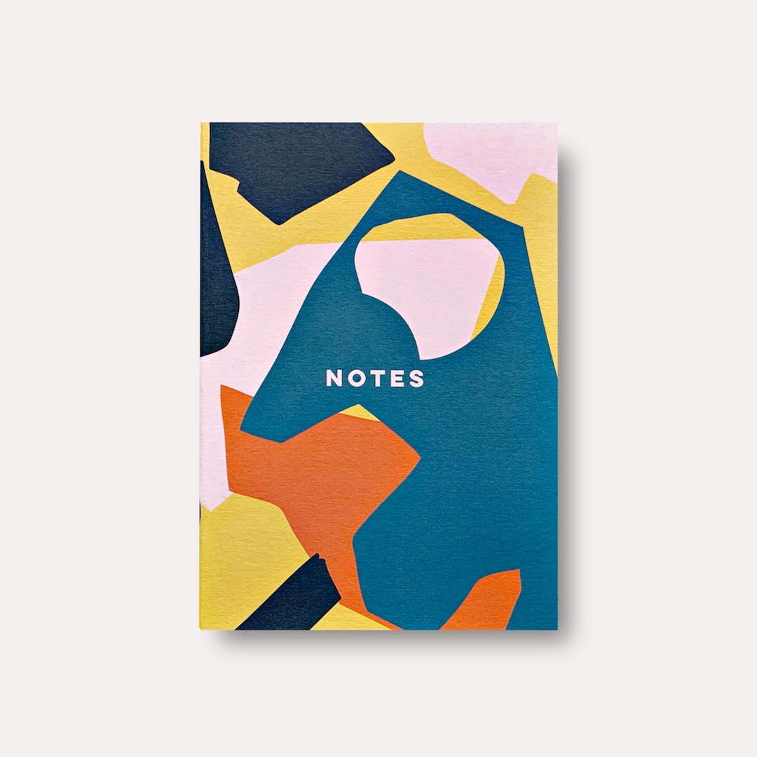 Pink Cut Out Shapes Slimline Notebook - Etsy