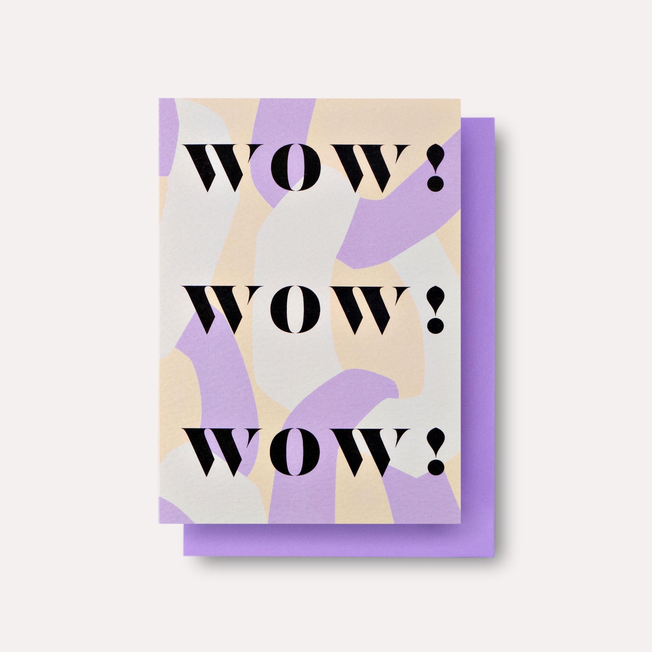 Wow Wow Wow Card - Etsy
