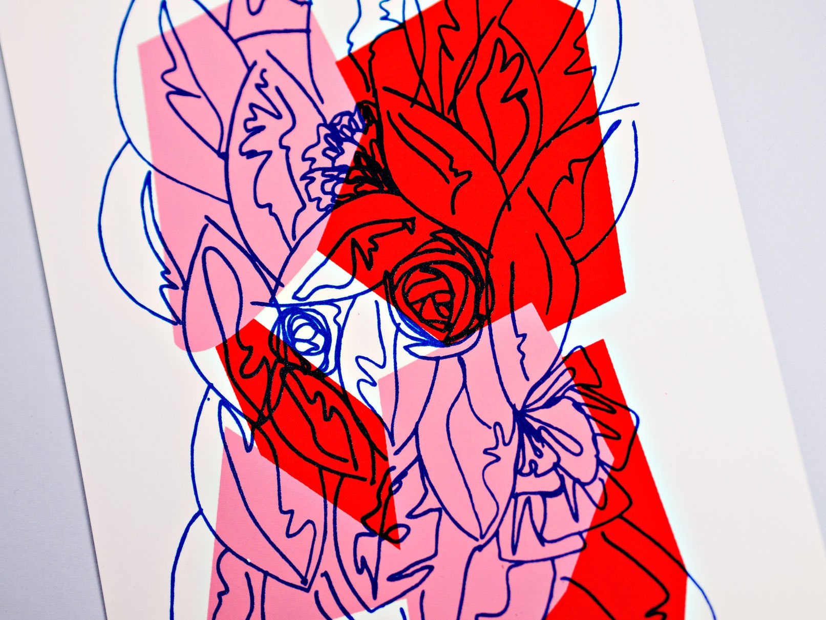 Floral #1 Limited Edition Screen Print - Etsy
