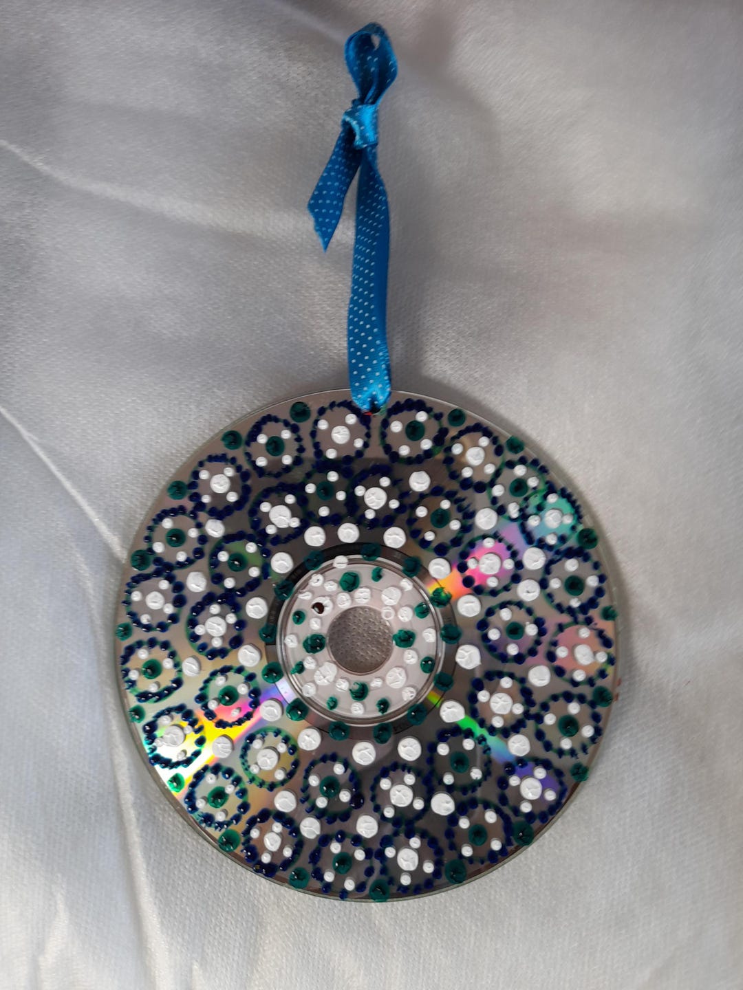 Hand Painted CD Disc Painted Both Sides - Etsy