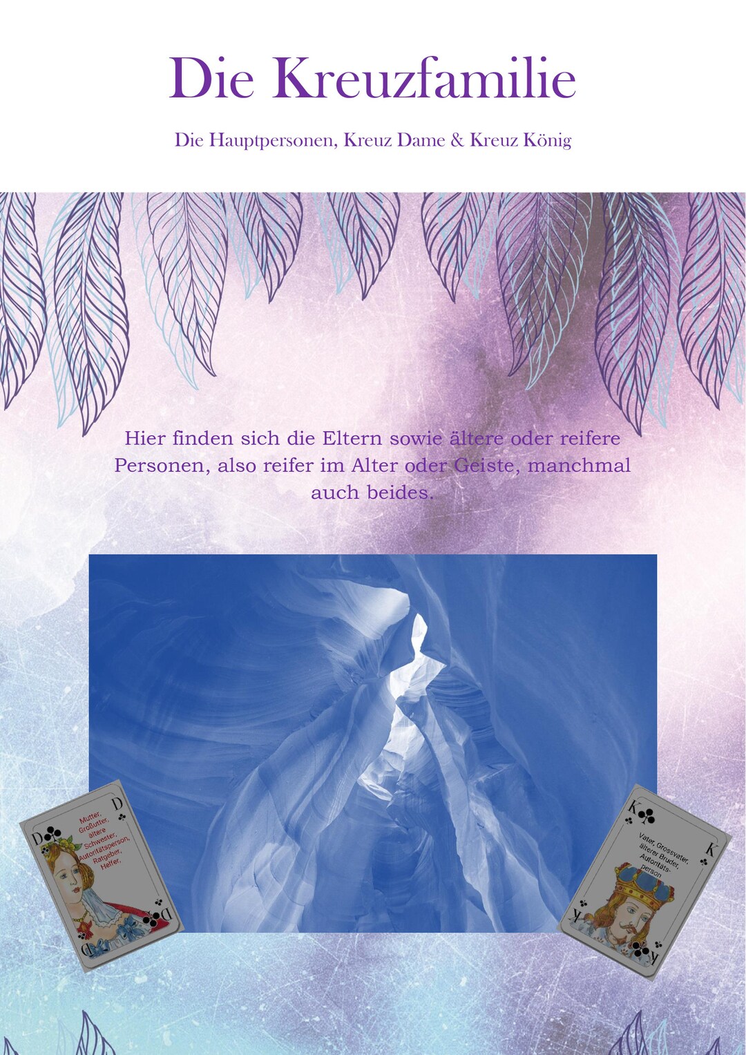 4. Taster Lesson Metaphysics of the Cards the Cross Family - Etsy