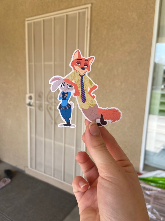 Nick and Judy Sticker - Etsy