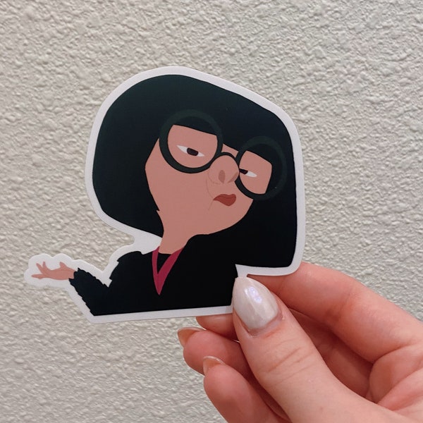 Edna Mode Decal - Etsy