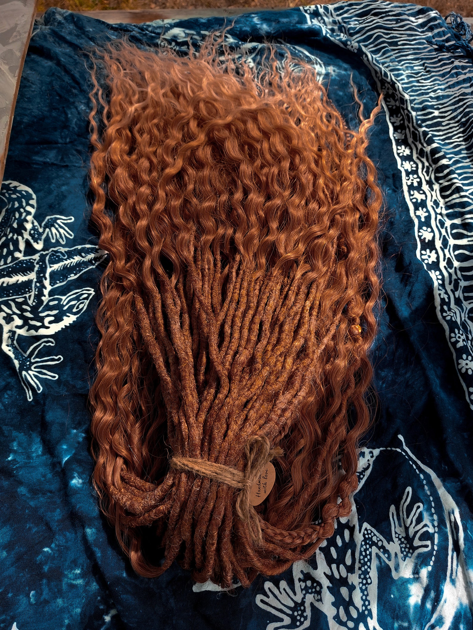 Wavy Dread Ginger Dreadlocks Curly Oranges Dreads Synthetic - Etsy